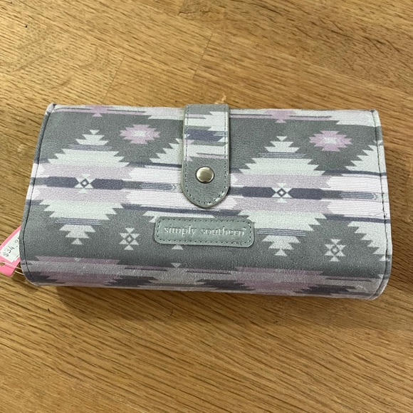 Simply Southern | Bags | Simply Southern Large Wallet Aztec | Poshmark